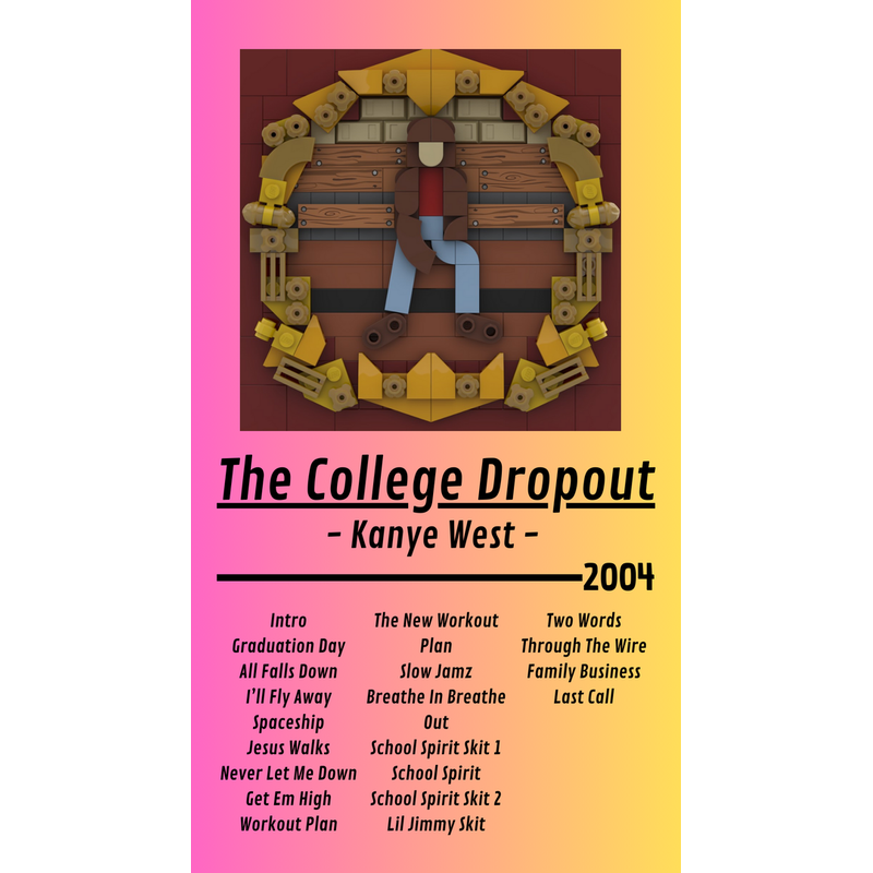 LEGO MOC 'The College Dropout' Cover (16x16) by waffl_builds ...