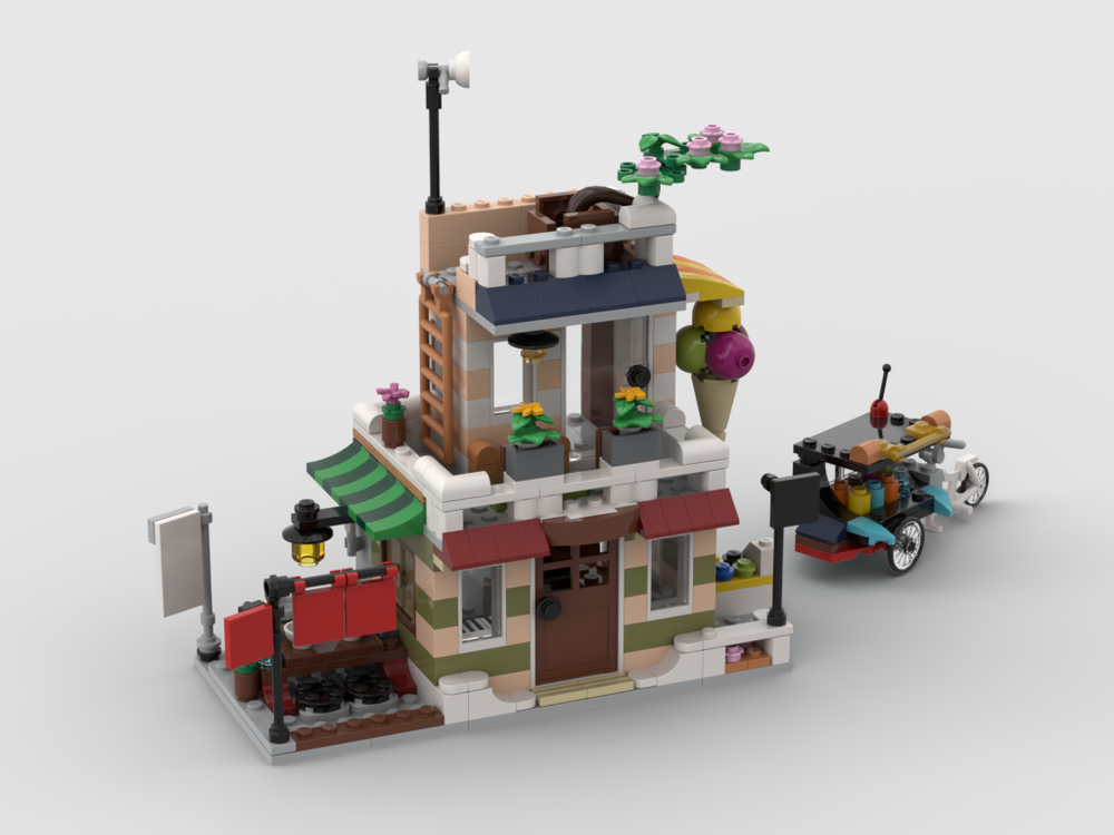 LEGO MOC Small Family Businesses and Apartment by TTuu | Rebrickable ...