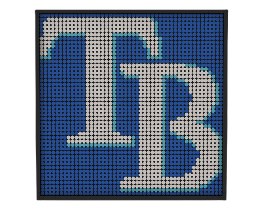 LEGO MOC-174852 MLB Art - Tampa Bay Rays by Antman1022 | Rebrickable ...