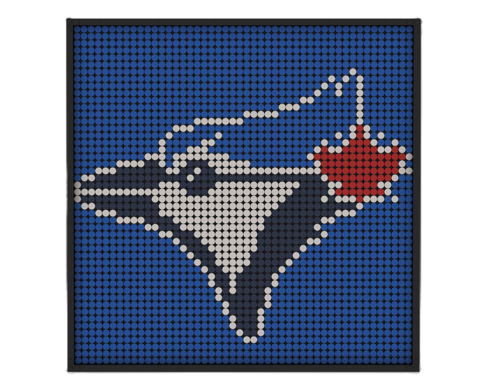 LEGO MOC MLB Art - Toronto Blue Jays by Antman1022 | Rebrickable ...