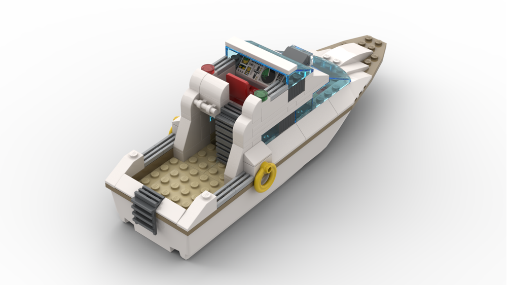 LEGO MOC-174885 Small Motor Yacht by NYYLE | Rebrickable - Build with LEGO