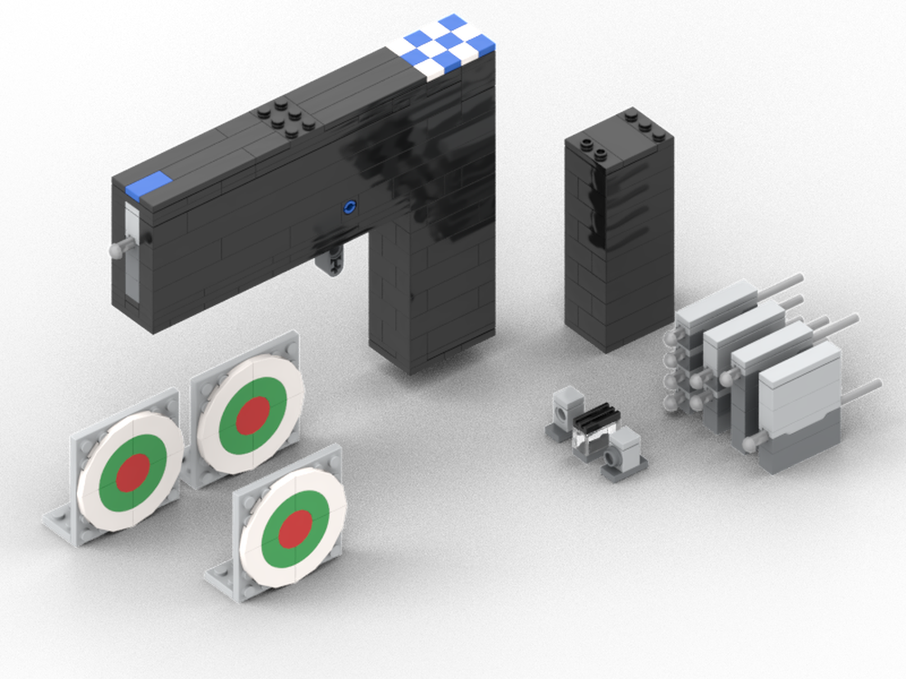 LEGO MOC Working Modular Gun With Customizable Scopes And Magazine ...