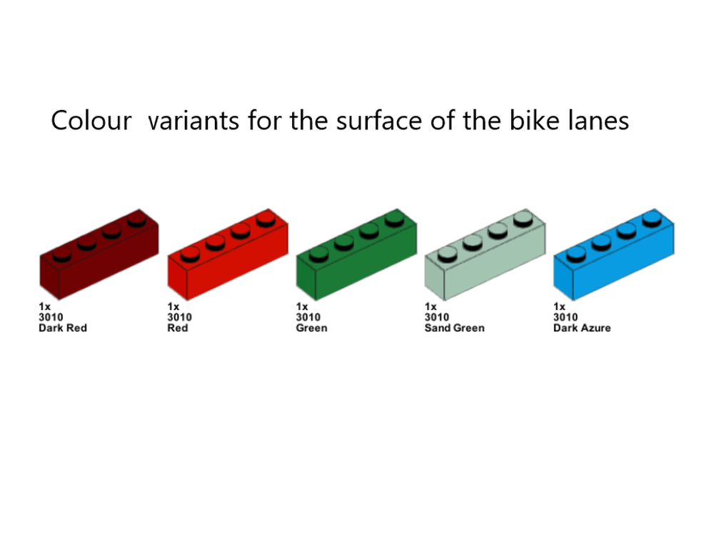 LEGO MOC Dutch style Junctions With One Way Road and Bike Lanes (MILS ...