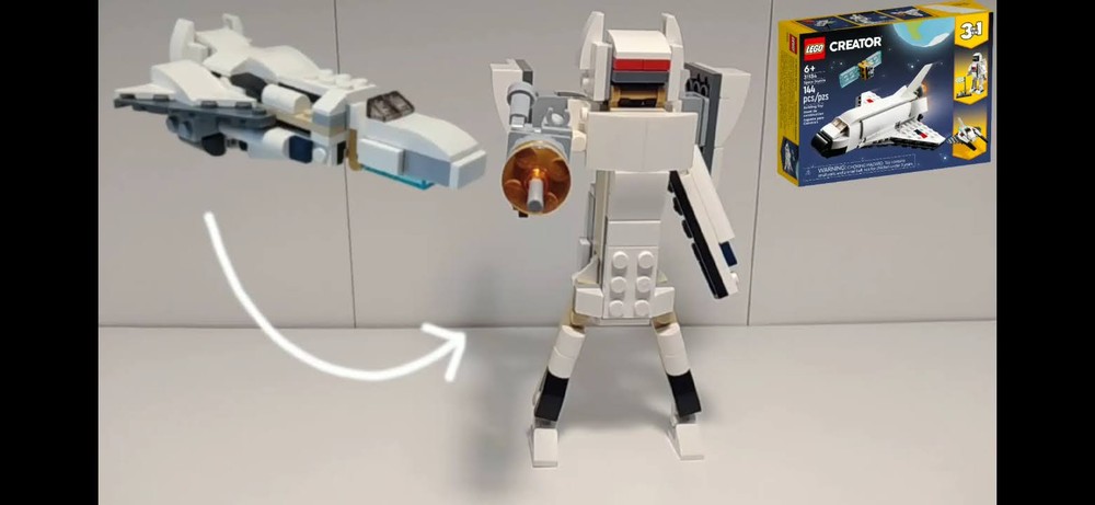 LEGO MOC Transformer Raybreaker! 31134 Alternate Build With Video ...