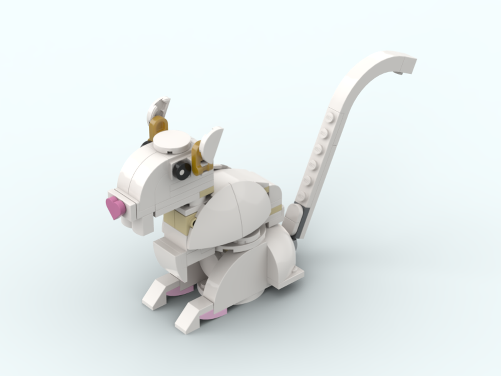 LEGO MOC Rat (v1) by Knarf7474 | Rebrickable - Build with LEGO