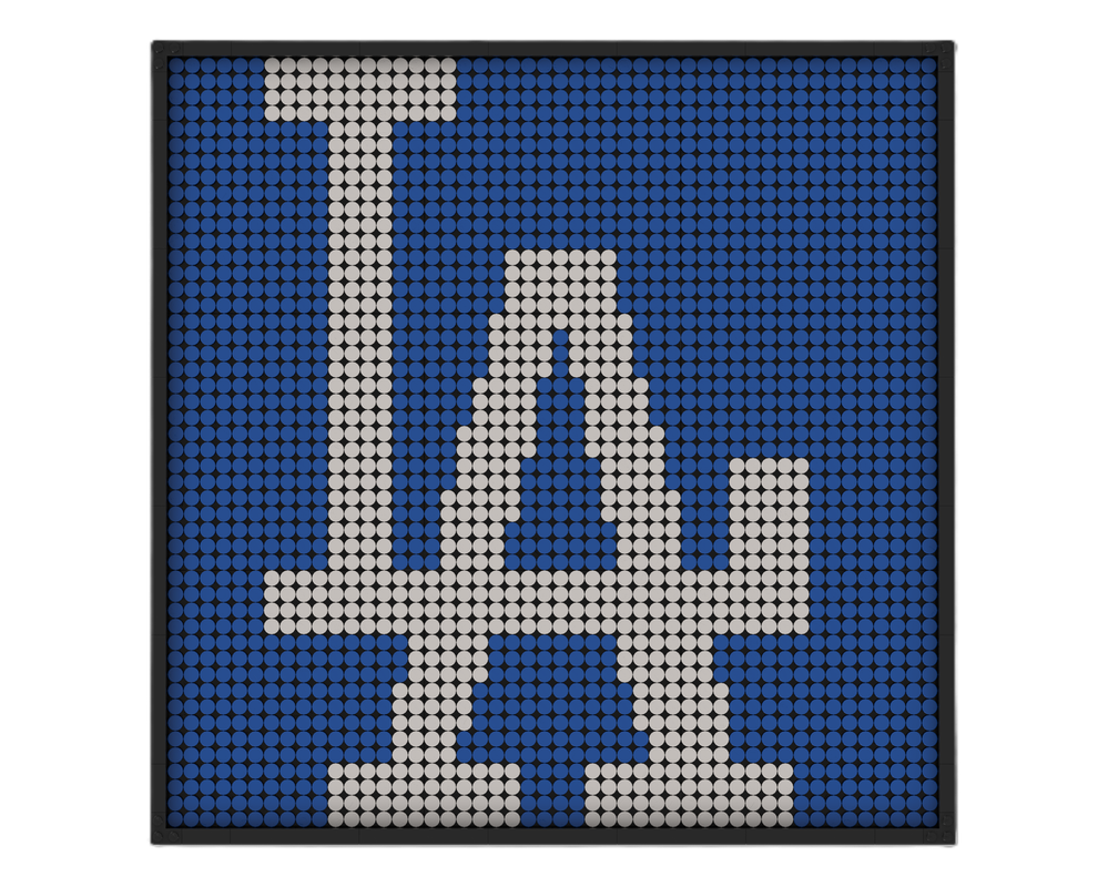 LEGO MOC MLB Art - Los Angeles Dodgers by Antman1022 | Rebrickable ...