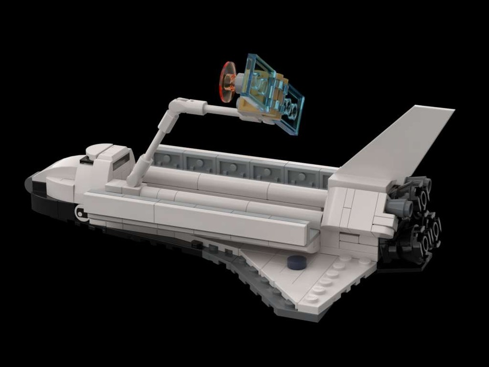 LEGO MOC Space Shuttle orbiter 1:190 by ej76az | Rebrickable - Build ...