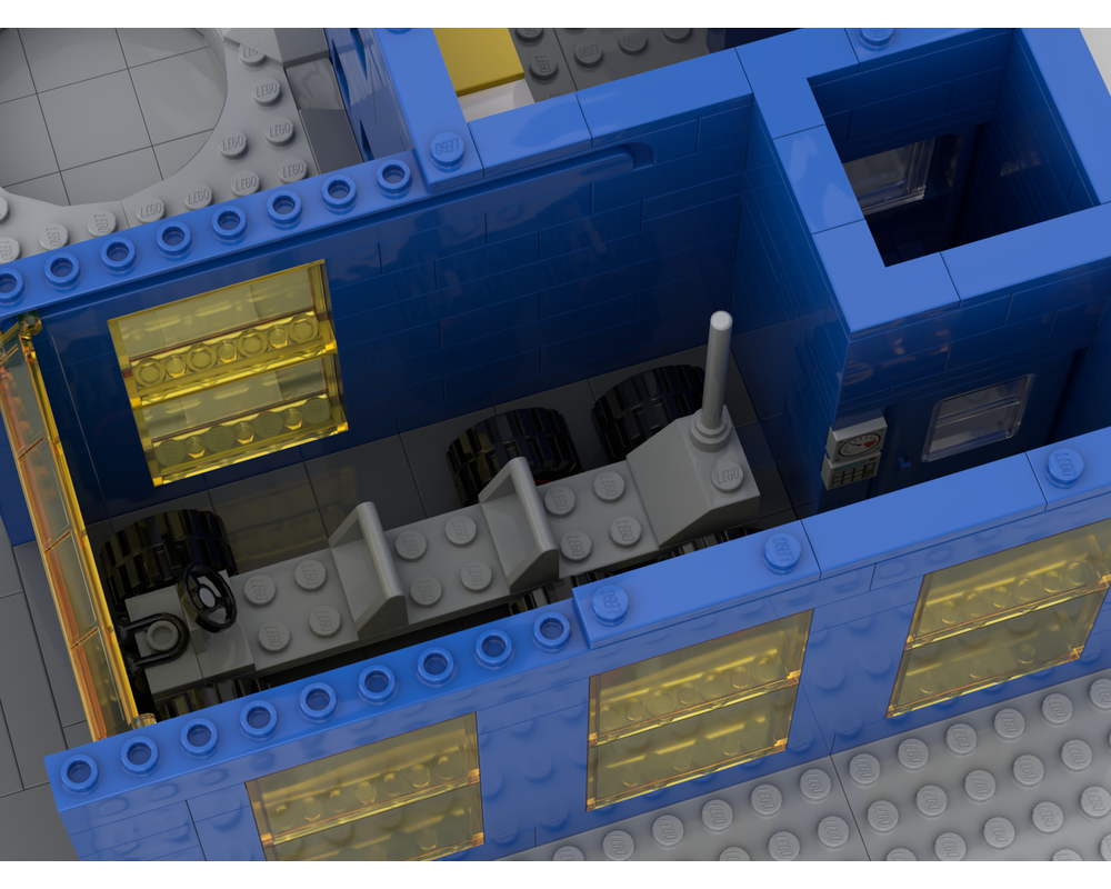 LEGO MOC Space Flight Control Centre by paulvdb | Rebrickable - Build ...