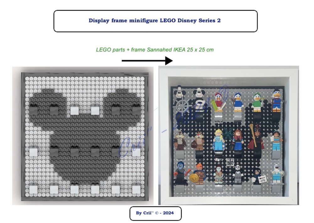 LEGO MOC Display frame minifigures LEGO by Crii-laPetiteBrique ...