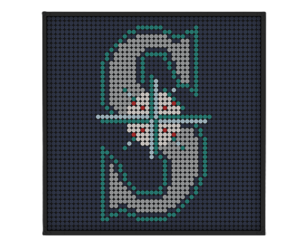 LEGO MOC MLB Art - Seattle Mariners by Antman1022 | Rebrickable - Build ...