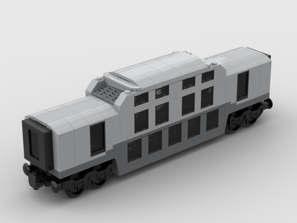 LEGO MOC Double-Decker coach by Aspirin_1 | Rebrickable - Build with LEGO