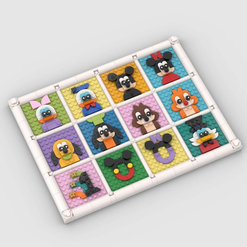LEGO MOC How to make a pix-frame 3x4 by uminuo | Rebrickable - Build ...