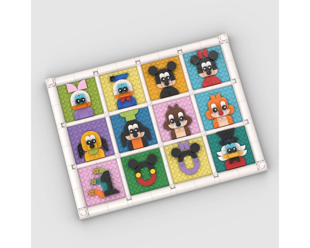 LEGO MOC How to make a pix-frame 3x4 by uminuo | Rebrickable - Build ...