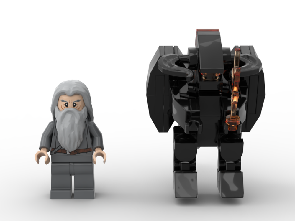 LEGO MOC Balrog by Sswan | Rebrickable - Build with LEGO