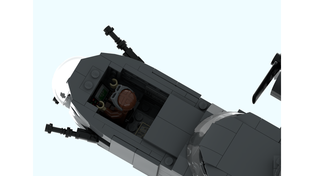 Lego Moc Boeing B 17 Flying Fortress Minifig Scale V2 By