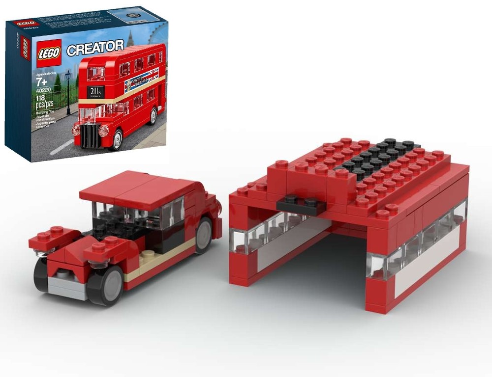 LEGO MOC 40220 Oldtimer and Garage by PeterSzabo | Rebrickable - Build ...