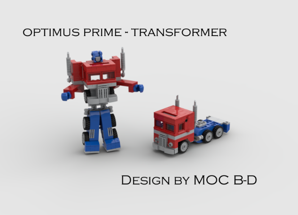 LEGO MOC Optimus Prime - Transformer by MOC B-D | Rebrickable - Build ...
