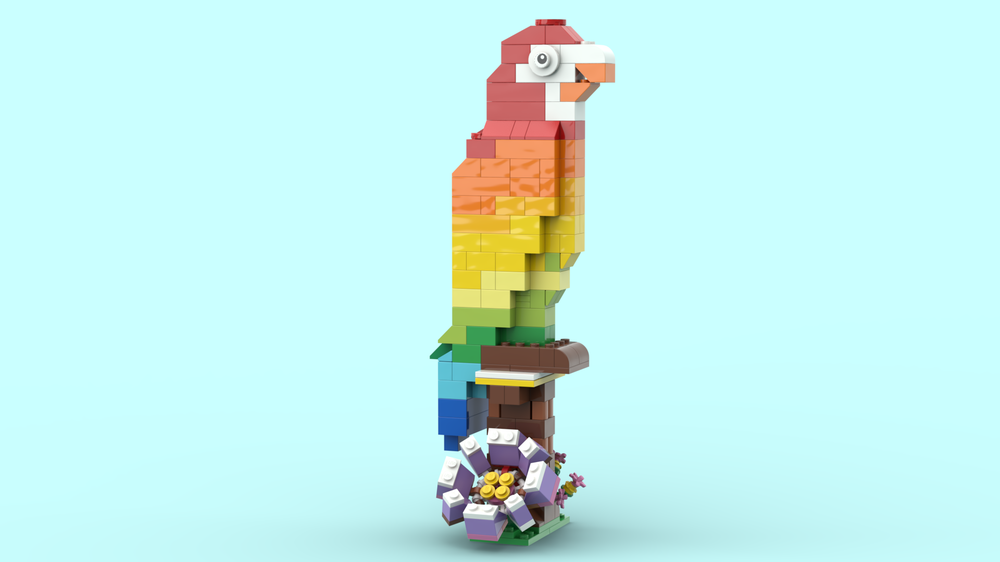 LEGO MOC 11029 Parrot by Lenarex | Rebrickable - Build with LEGO