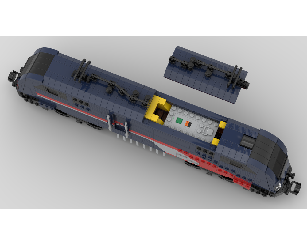 LEGO MOC ÖBB Nightjet Siemens Taurus train locomotive with PF by josszo | Rebrickable - Build ...