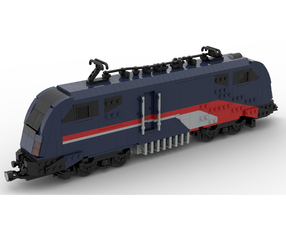 LEGO MOC ÖBB Nightjet Siemens Taurus train locomotive with PF by josszo | Rebrickable - Build ...