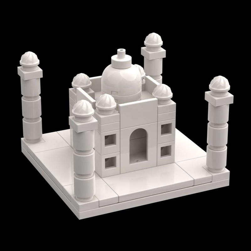 LEGO MOC Taj Mahal Mini by Brickbaba | Rebrickable - Build with LEGO