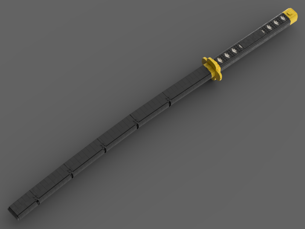 LEGO MOC Simple Katana (2) by OfficiallyQuit | Rebrickable - Build with ...