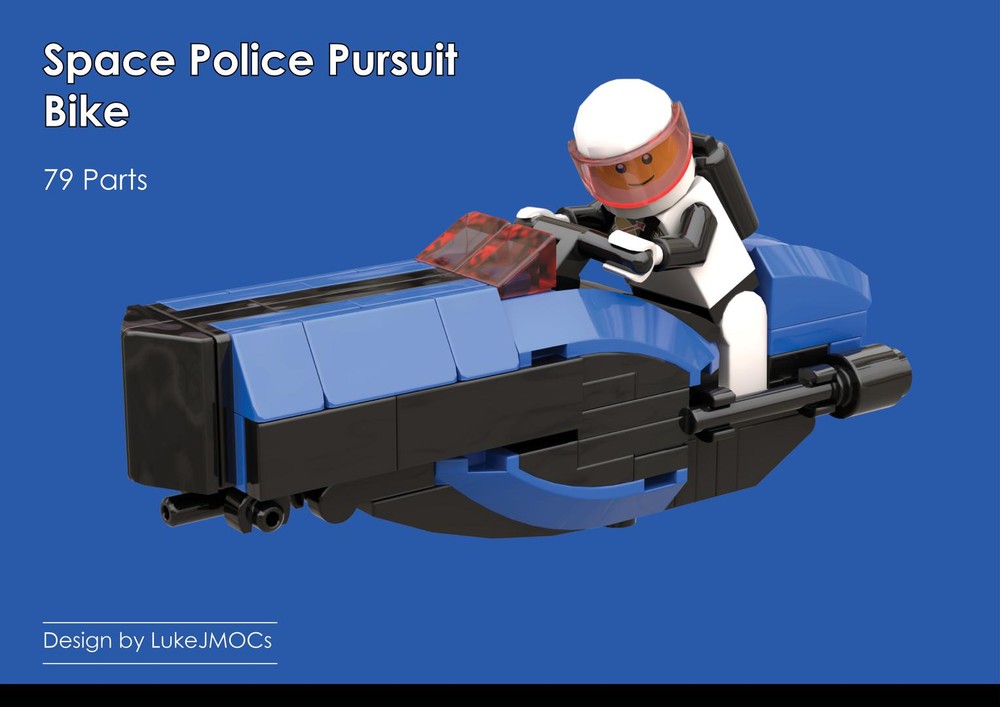 LEGO MOC Police Pursuit Bike by LukeJMOCs | Rebrickable - Build with LEGO