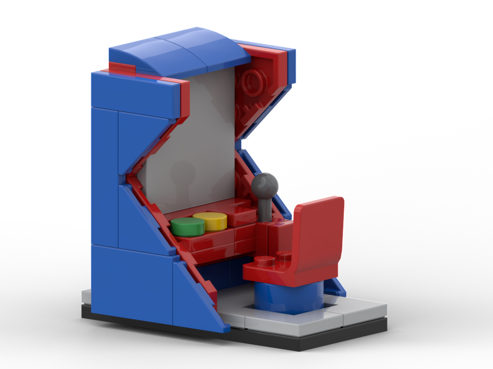 LEGO MOC Modular Arcade Gaming Machine by Viernes | Rebrickable - Build ...