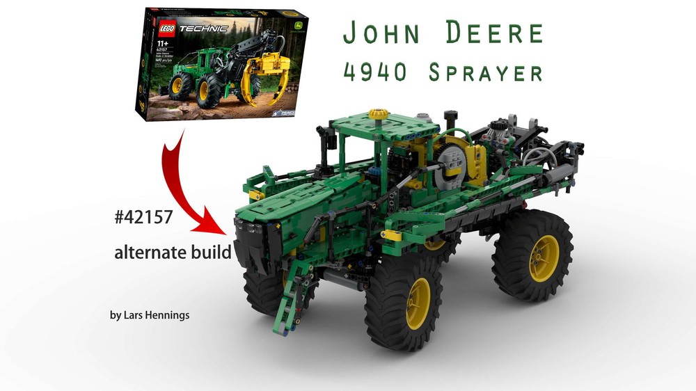 LEGO MOC 42157 John Deere 4940 Sprayer by lars_4444 | Rebrickable ...