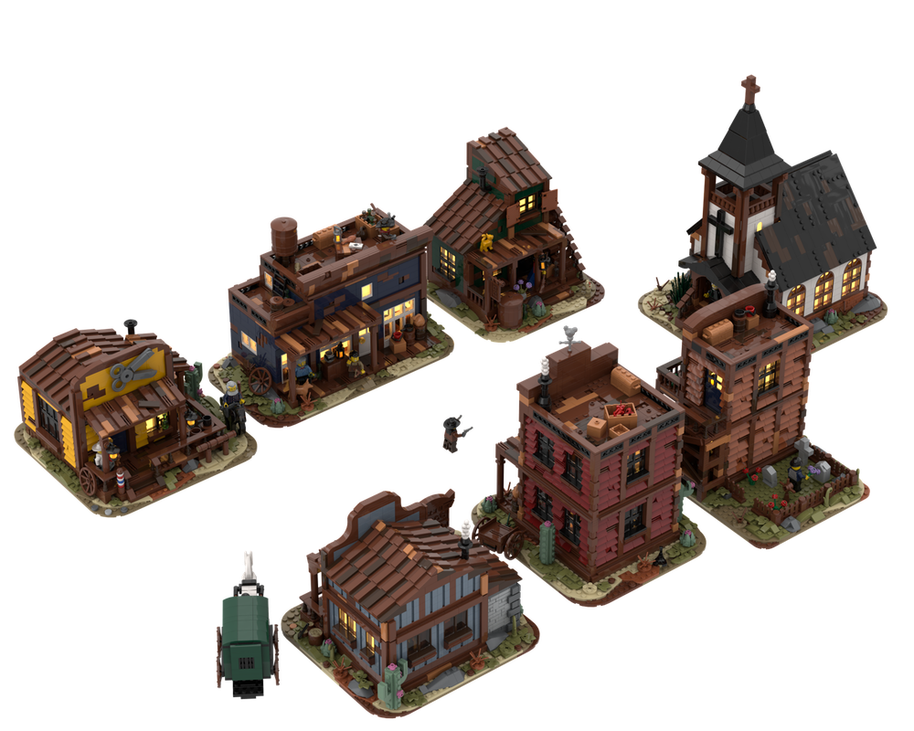 LEGO MOC Western Town (Part One) by Legat_Of_Legion | Rebrickable ...
