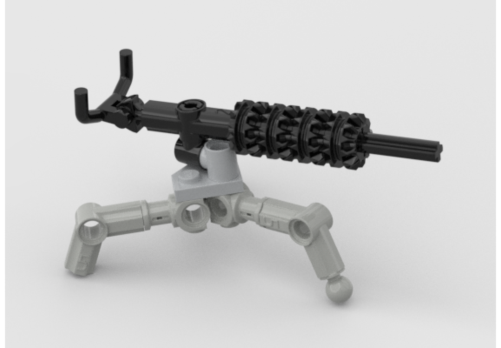 LEGO MOC Hiram Maxim’s Heavy Machine Gun Minifigure scale by The-LEGO ...