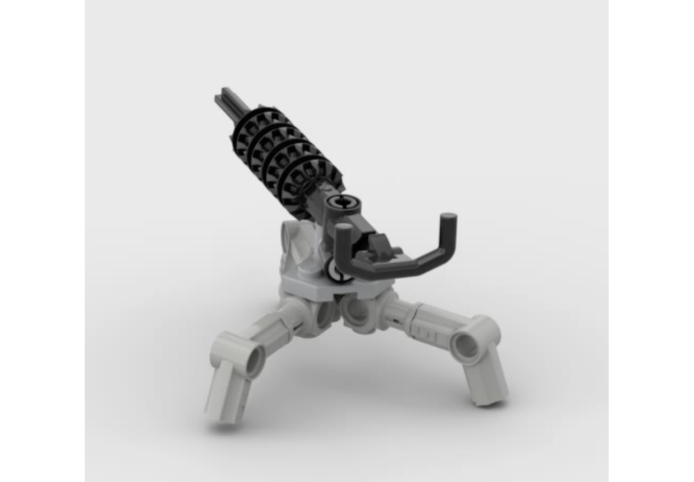 LEGO MOC Hiram Maxim’s Heavy Machine Gun Minifigure scale by The-LEGO ...