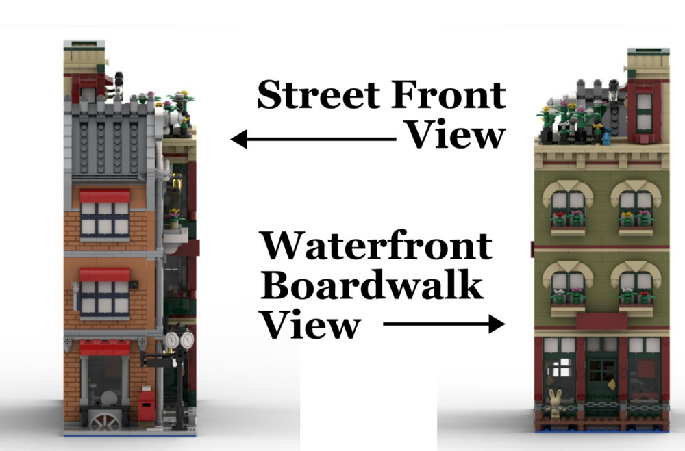 LEGO MOC Main Street Square by TUFKAT | Rebrickable - Build with LEGO