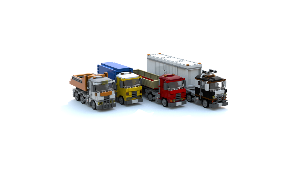 Lego Moc City Trucks By Legotree Rebrickable Build With Lego