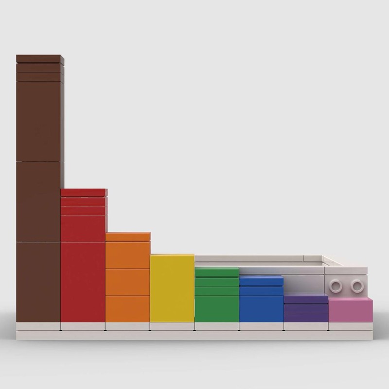 LEGO MOC Fraction Cubes by uminuo | Rebrickable - Build with LEGO