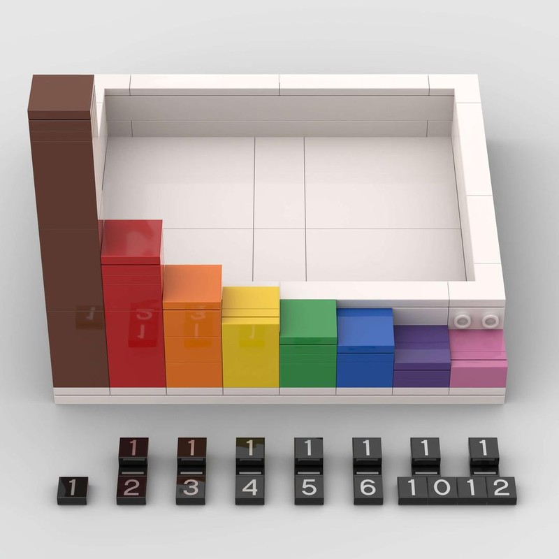 LEGO MOC Fraction Cubes by uminuo | Rebrickable - Build with LEGO