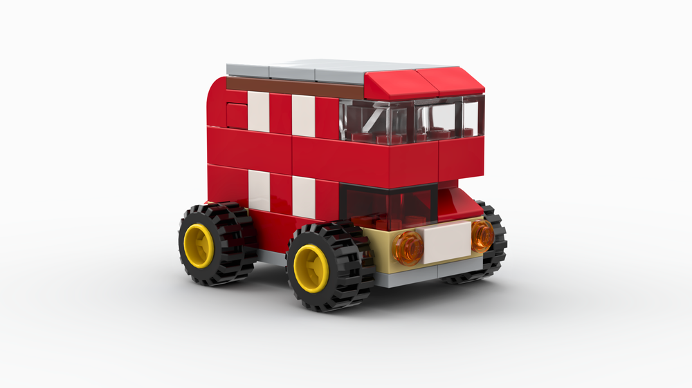 LEGO MOC 10698 London bus by Lenarex | Rebrickable - Build with LEGO