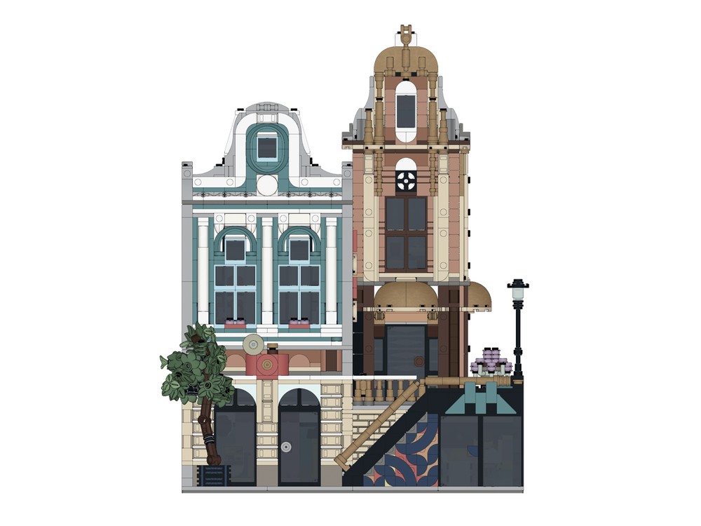 LEGO MOC Metro Station by BrickAtive | Rebrickable - Build with LEGO