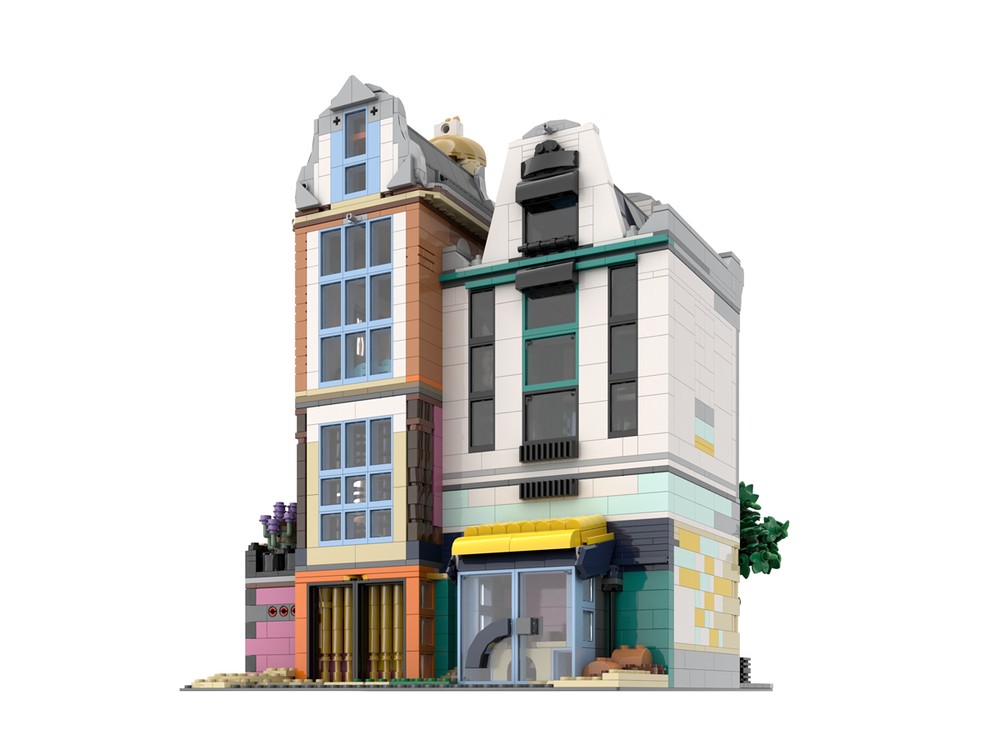 LEGO MOC Metro Station by BrickAtive | Rebrickable - Build with LEGO