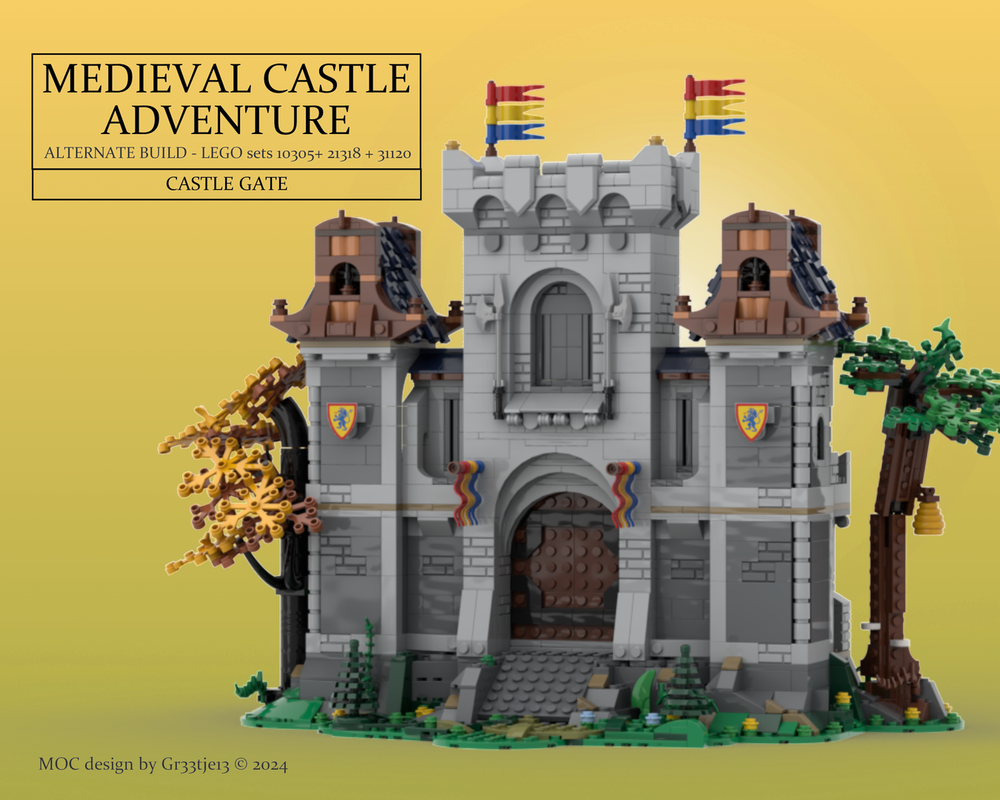 LEGO MOC Medieval Castle Adventure - Castle Gate by Gr33tje13 ...