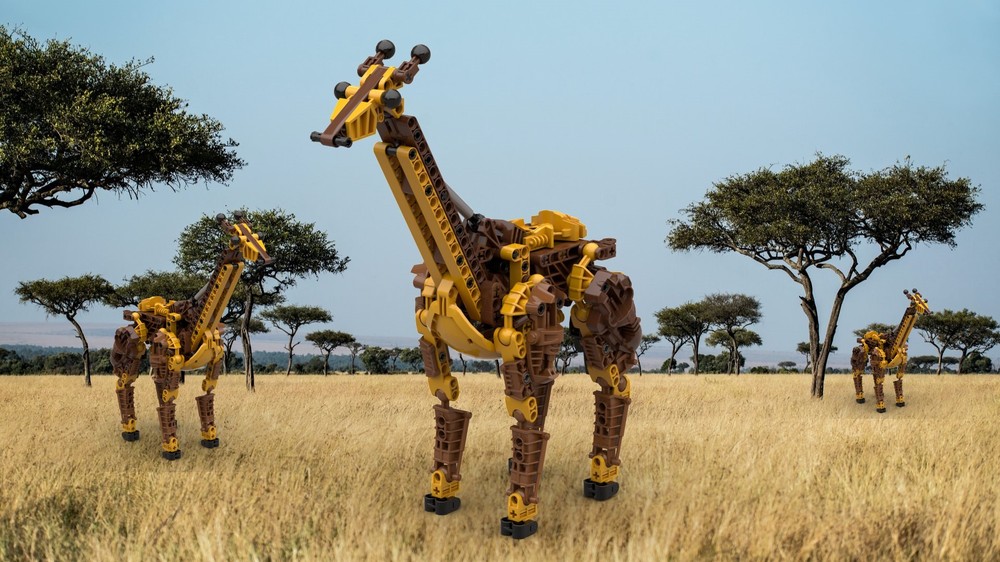LEGO MOC Giraffe Rahi by krs_bionicle | Rebrickable - Build with LEGO