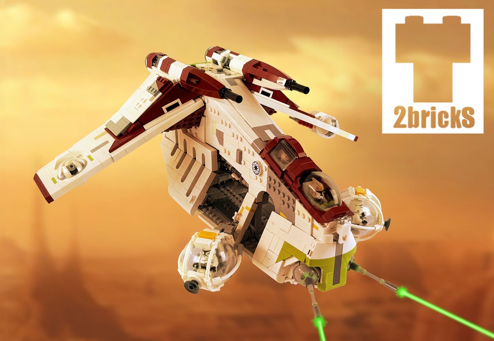 LEGO MOC SW Republic Gunship (AOTC Version) by 2bricksofficial ...