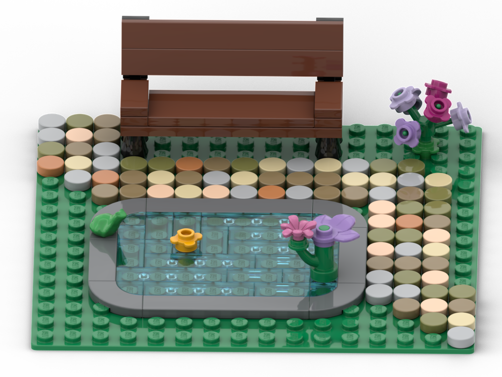 LEGO MOC Modular park bench by Viernes | Rebrickable - Build with LEGO