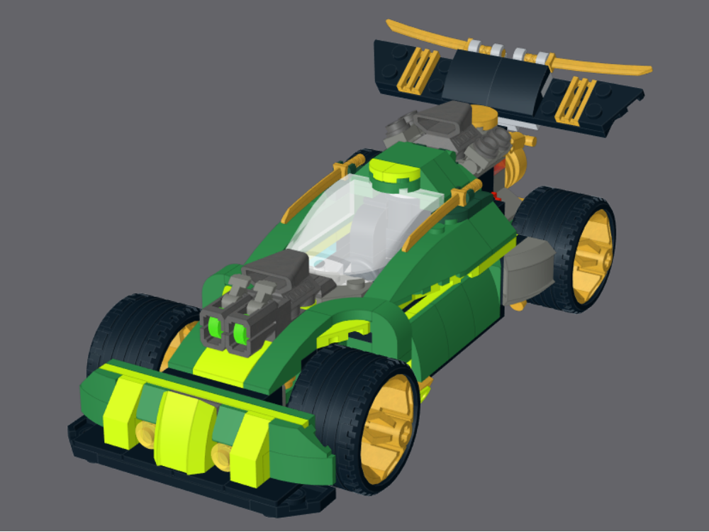 LEGO MOC Lloyd‘s EVO Race Car by drg398 | Rebrickable - Build with LEGO