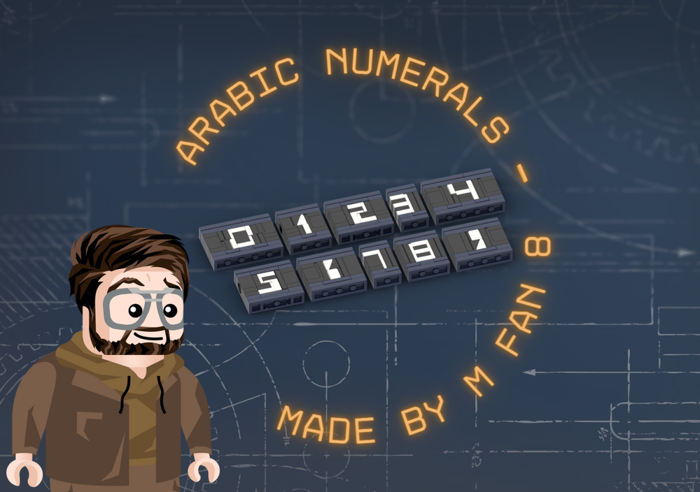 LEGO MOC Arabic numerals - Mini digits by m_fan_8 | Rebrickable - Build ...