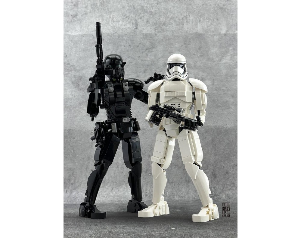 LEGO MOC Death Vader/ Darth trooper/ First Order Stoormtrooper figure ...