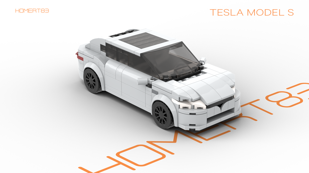 LEGO MOC Tesla Model S by homert83 | Rebrickable - Build with LEGO