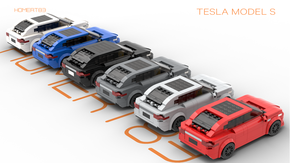 LEGO MOC Tesla Model S by homert83 | Rebrickable - Build with LEGO