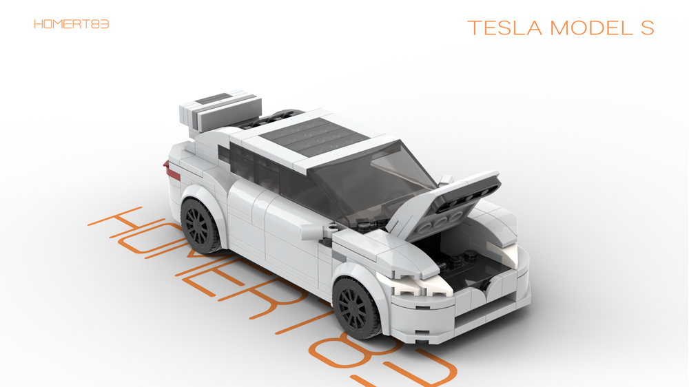 LEGO MOC Tesla Model S by homert83 | Rebrickable - Build with LEGO
