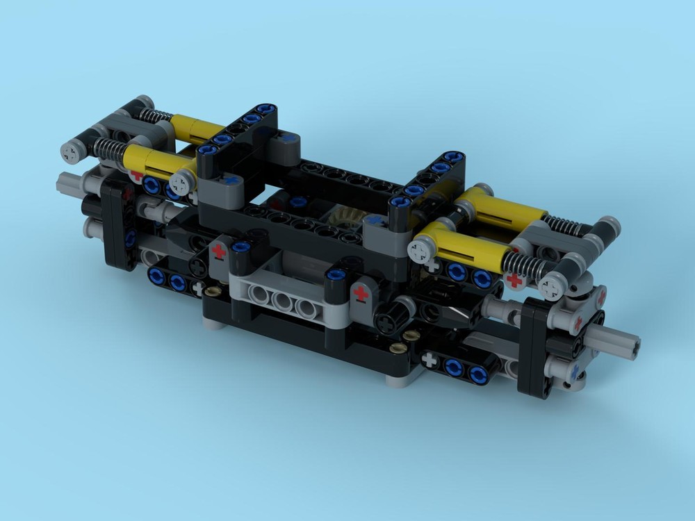 LEGO MOC Driving suspension unit by Arc31 | Rebrickable - Build with LEGO